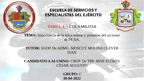 ÉTICA MILITAR | Genially