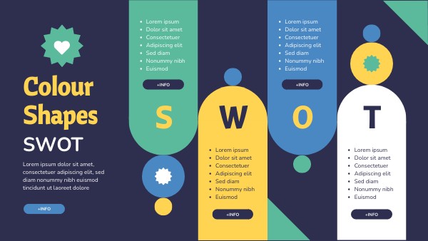 COLOR SHAPES SWOT | Genially