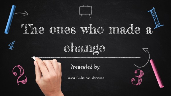 The ones who made a change | Genially
