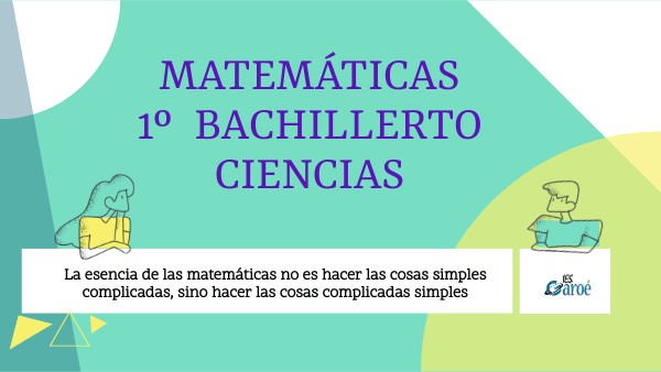 PRESENTACIÓN 1º BACH