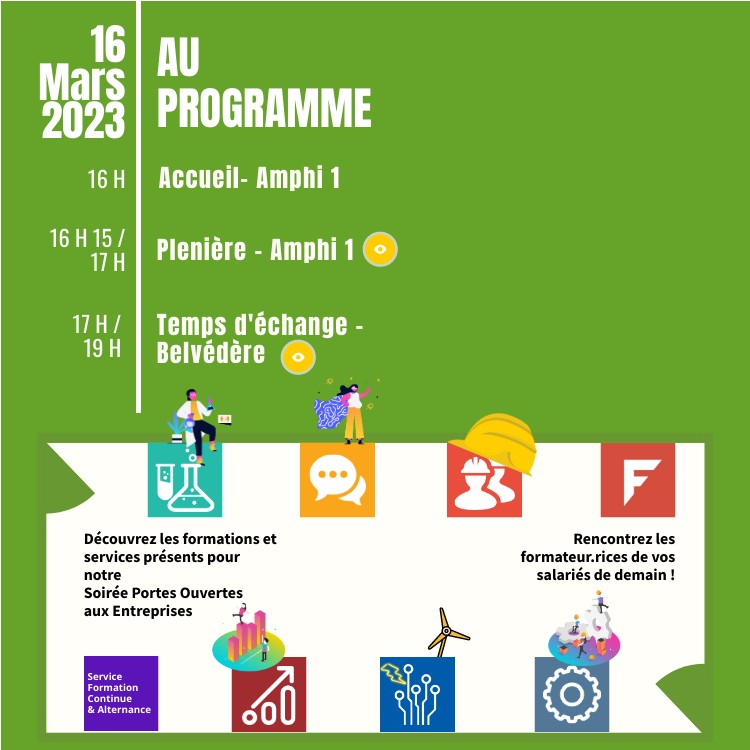 Soirée portes ouvertes entreprises 2023 IUT de Rennes