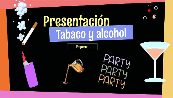 Presentación Alcohol y Tabaco | Genially