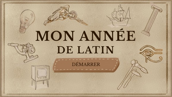 mon année de latin | Genially