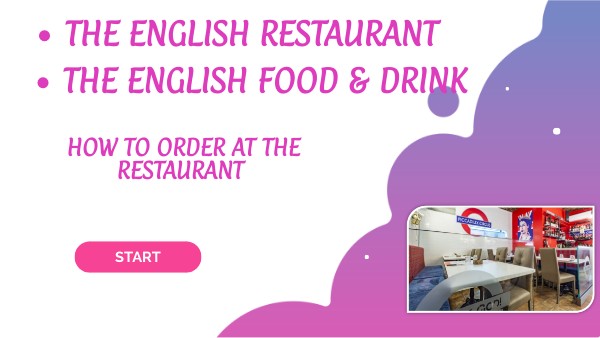 AT THE RESTAURANT | Genially