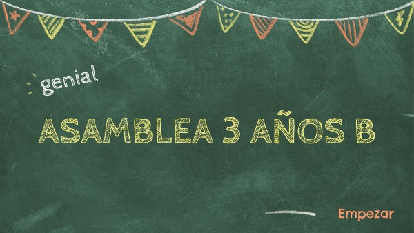 ASAMBLEA NIÑOS 3 AÑOS B