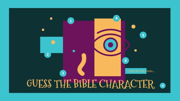 FIND THE BIBLE CHARACTER | Genially