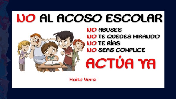 NO AL ACOSO ESCOLAR
