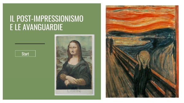 POST IMPRESSIONISMO E AVANGUARDIE | Genially