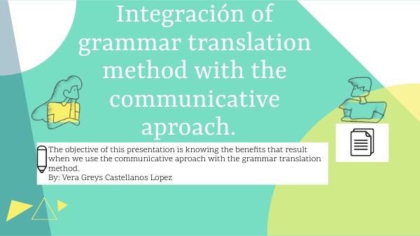 Integration of grammar translation | Genially