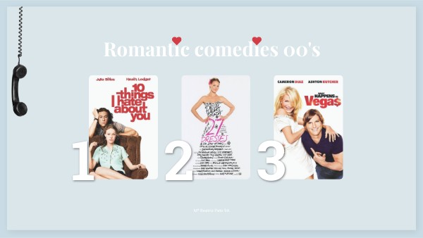 romantic comedies beatriz pato 9A | Genially
