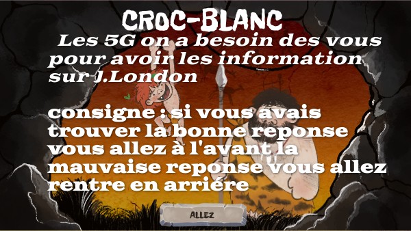 Croc - Blanc QUIZ | Genially