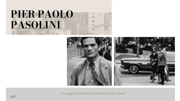Pier Paolo pasolini
