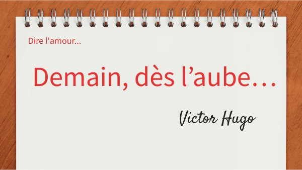 Demain, dès l'aube