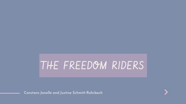 The Freedom Riders