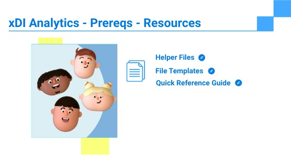 xDI Analytics Config - Resources