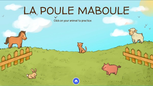 La Poule Maboule les animaux