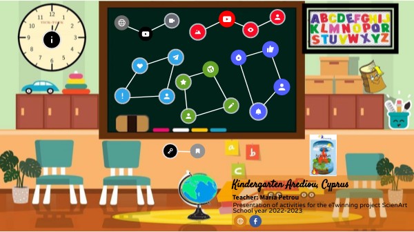 ScienArt presentation - Kindergarten Arediou, Cyprus | Genially