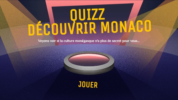 Culture à Monaco - QUIZZ | Genially