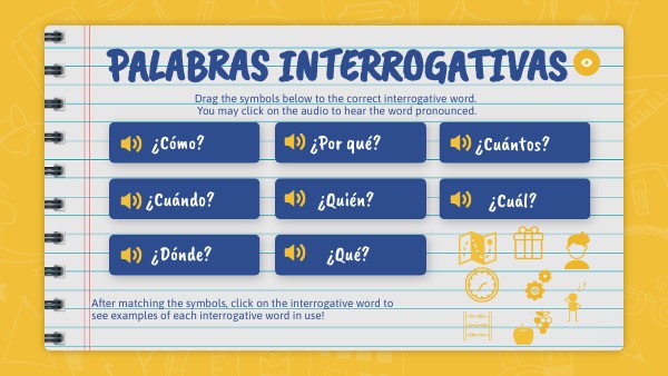 Interrogative words | Genially