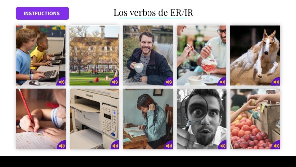 ER/IR Verbs