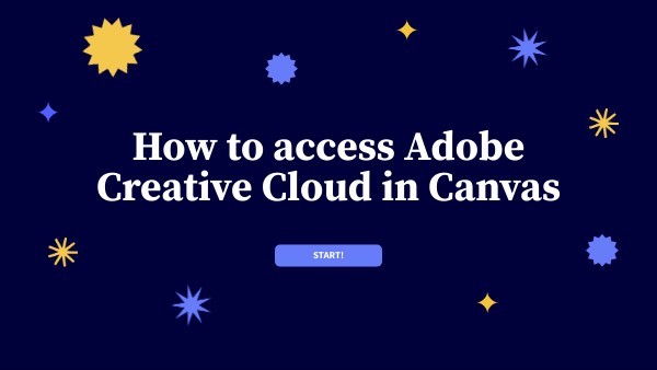 How to Access Adobe Creative Cloud | Genially