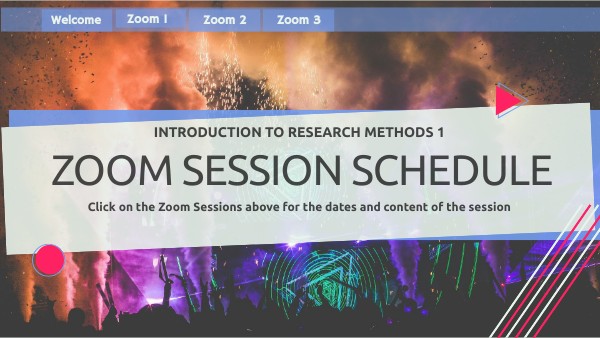 RM1 - Zoom Sessions
