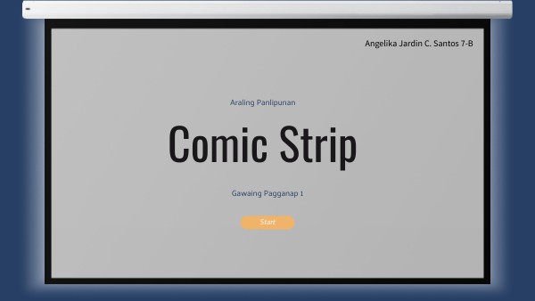Q4 AP Gawaing Pagganap 1 - Comic Strip