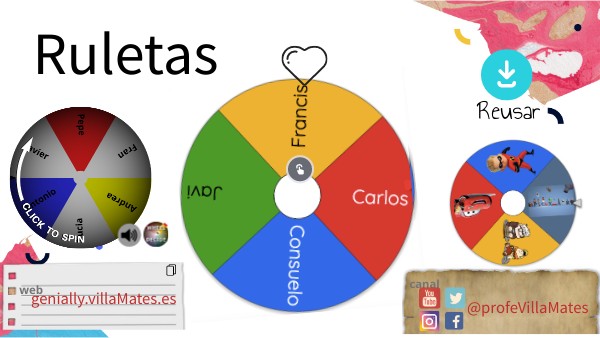 Reutilizable Ruleta | Genially