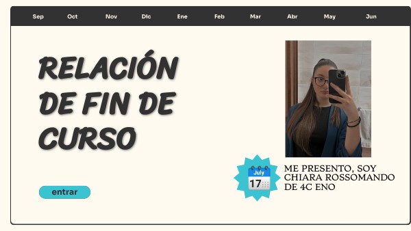 relacion de fin de curso | Genially