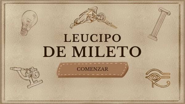 PRESENTACIÓN LEUCIPO DE MILETO