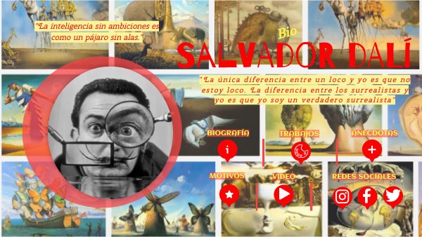 Biografía de Salvador Dalí | Genially