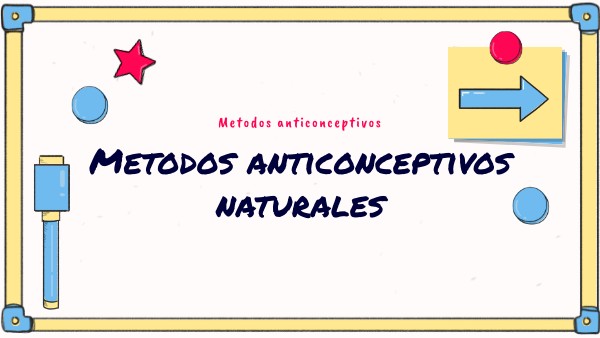 Metodos anticonceptivos naturales