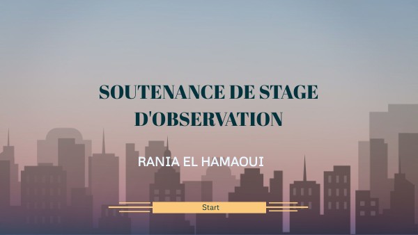 SOUTENANCE | Genially