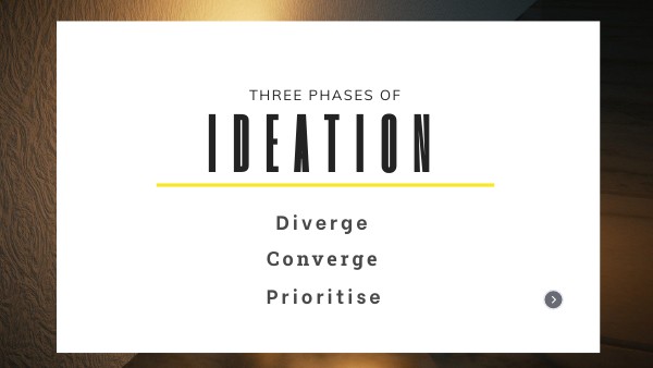 3 Phases of ideation