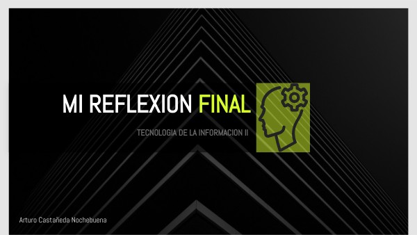 Reflexion FInal Arturo