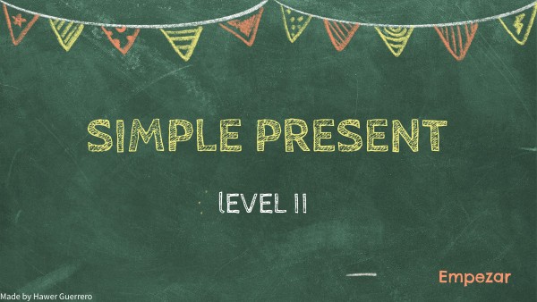 simple present- affirmative structure | Genially