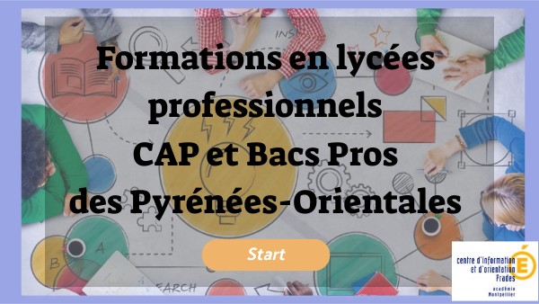 Formations en lycées professionnels CAP BAC PRO