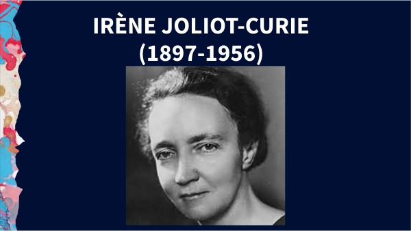 IRÈNE JOLIOT-CURIE