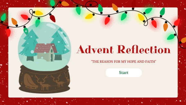 Advent Reflection | Genially