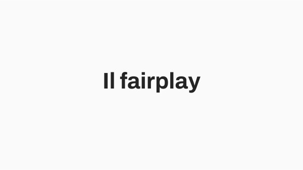 fair play