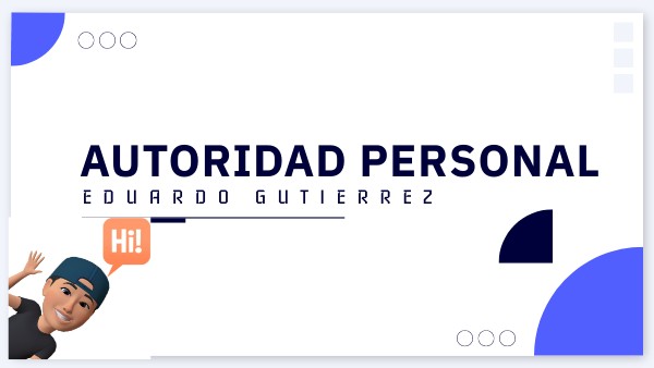 Autoridad personal | Genially