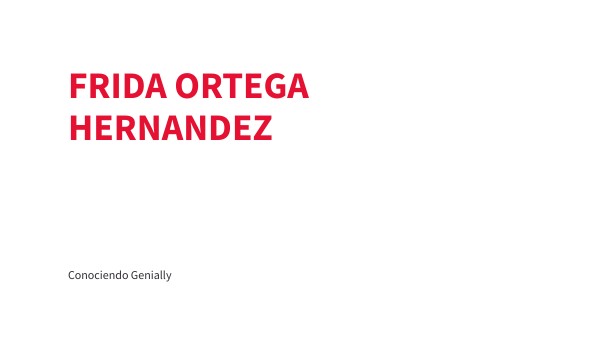 FRIDA ORTEGA HERNANDEZ