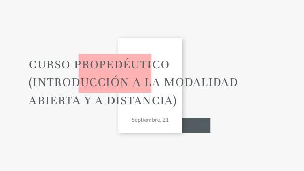 PRESENTACIÓN MODERN