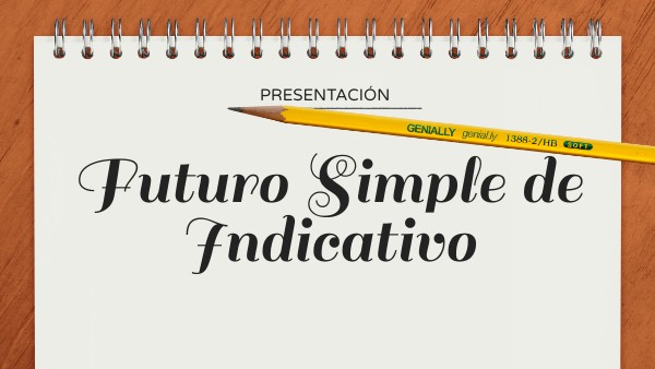 FUTURO SIMPLE | Genially