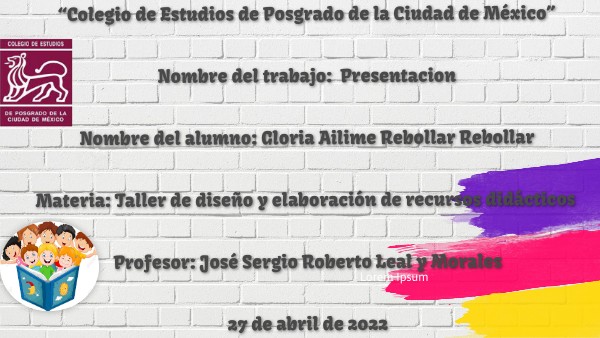 PRESENTACIÓN GLORIA AILIME