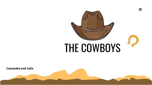 COWBOYS PRESENTATION | Genially