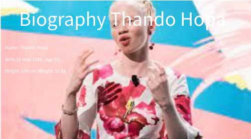 Thando Hopa | Genially
