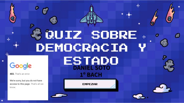 QUIZ TRABAJO DEMOCRACIA Y ESTADO
