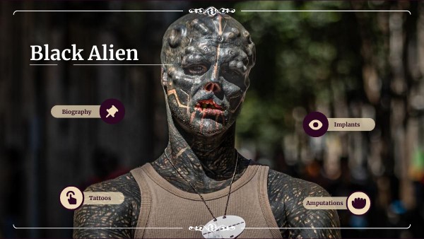 Speaking Project: Black Alien | Genially