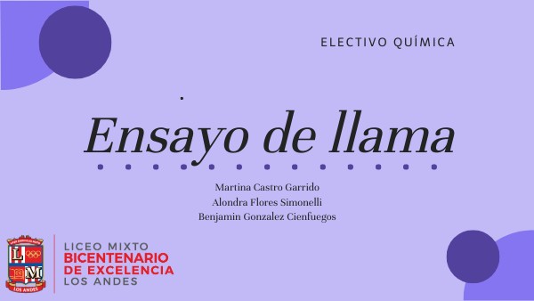 Ensayo de Llama | Genially